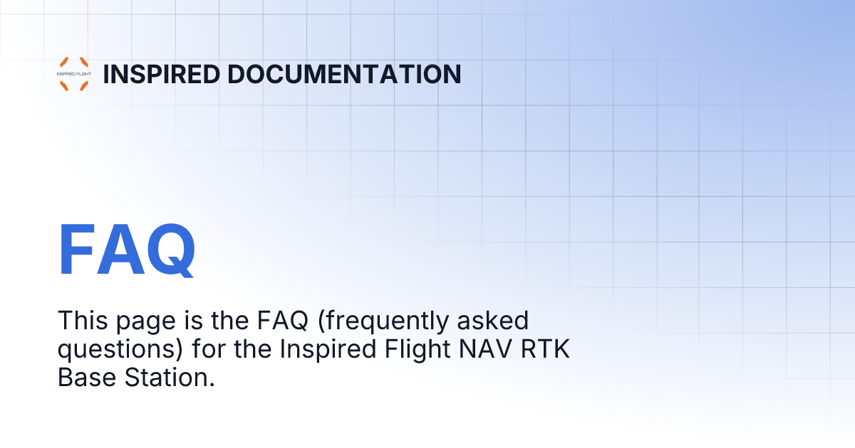 FAQ | INSPIRED DOCUMENTATION