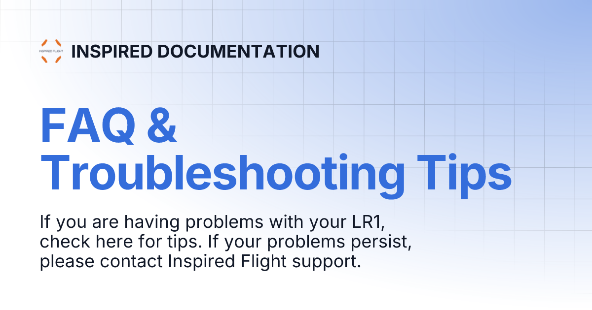 FAQ & Troubleshooting Tips | INSPIRED DOCUMENTATION